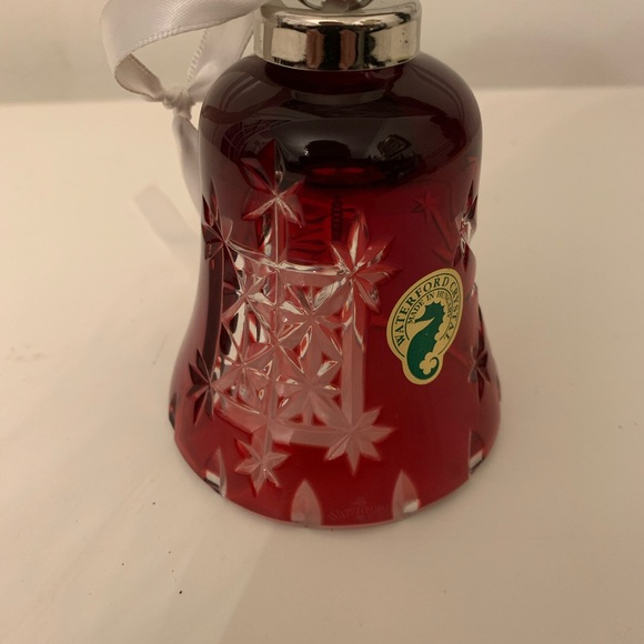 Waterford | Holiday | Waterford Red Snow Crystals Bell Ornament | Poshmark